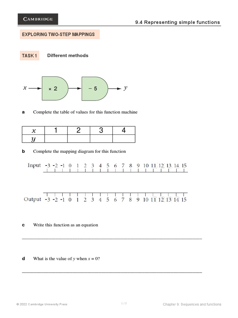 Exploring Two Step Mappings | PDF