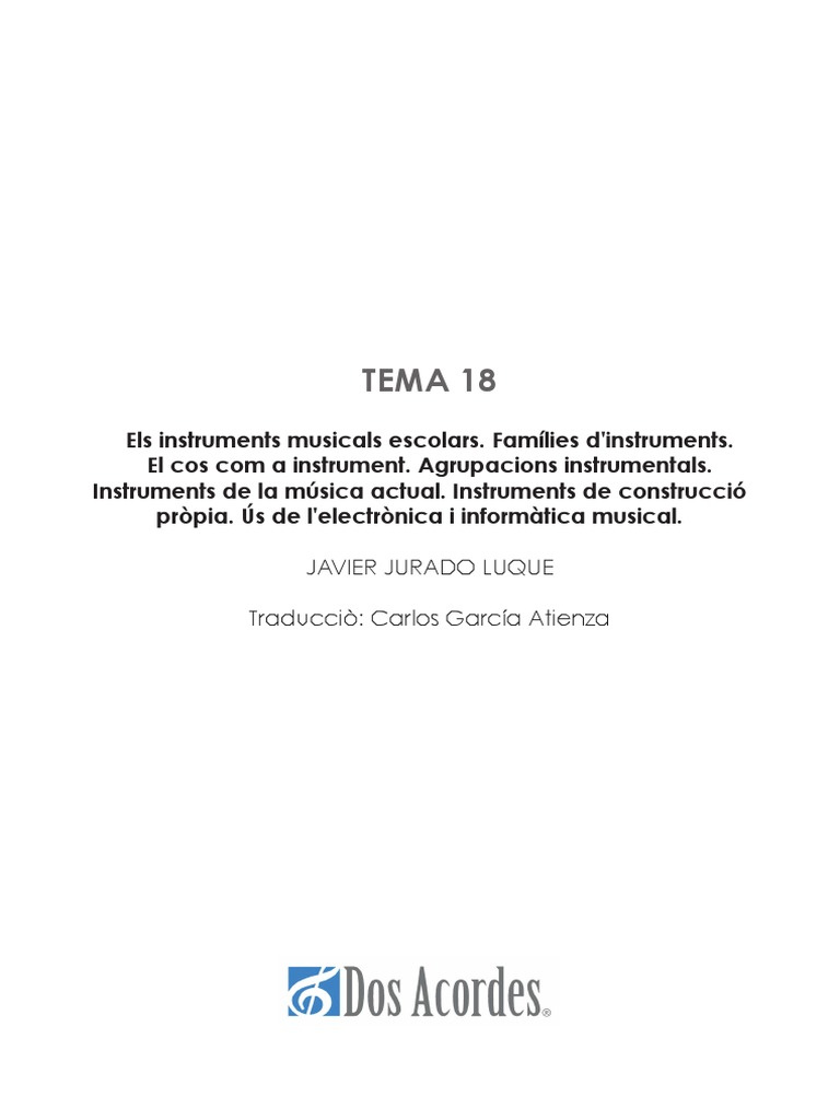Tema 18 Català | PDF