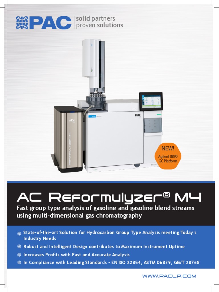 AC Reformulyzer M4 Brochure 2019.1 US Printfile | PDF | Gasoline | Instrumentation