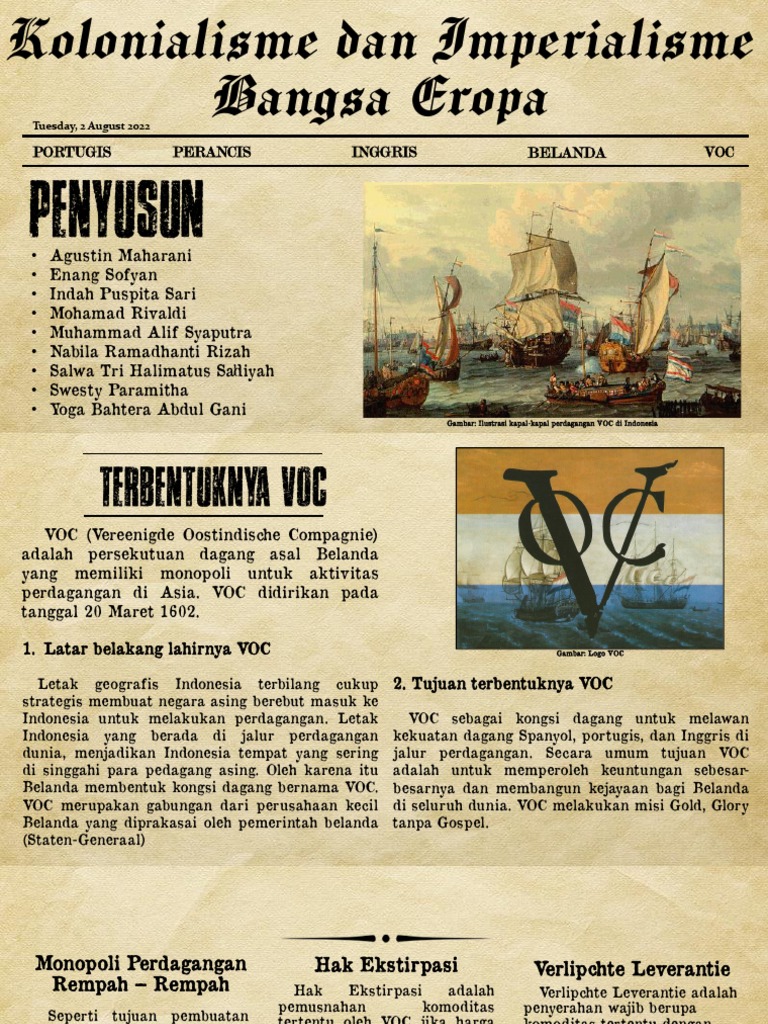 Hak Ekstirpasi VOC dan Monopoli Perdagangan | PDF