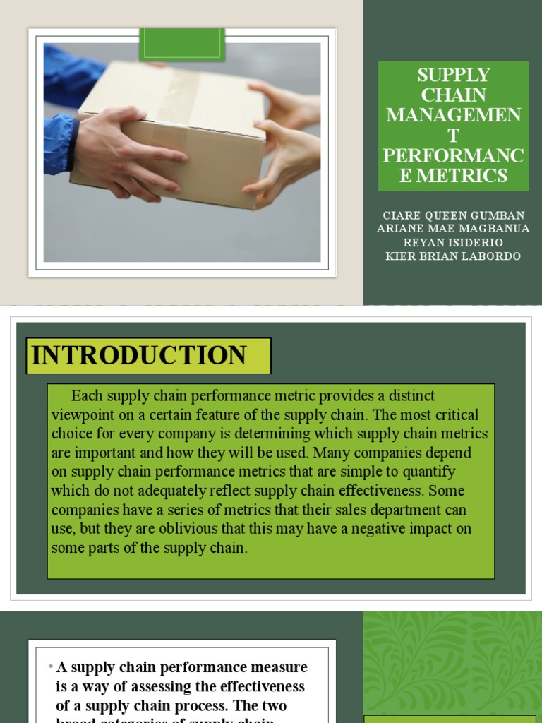 Group 8 Restaurateur (SCM) | PDF | Supply Chain | Performance Indicator