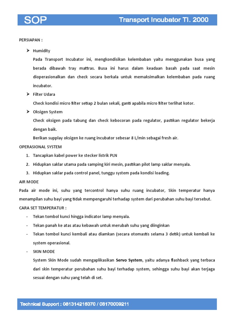 SOP TI 2000 New | PDF