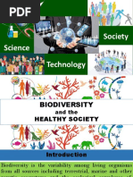 STS-Lesson 10 - Biodiversity and The Healthy Society | PDF | Biodiversity | Ecosystem