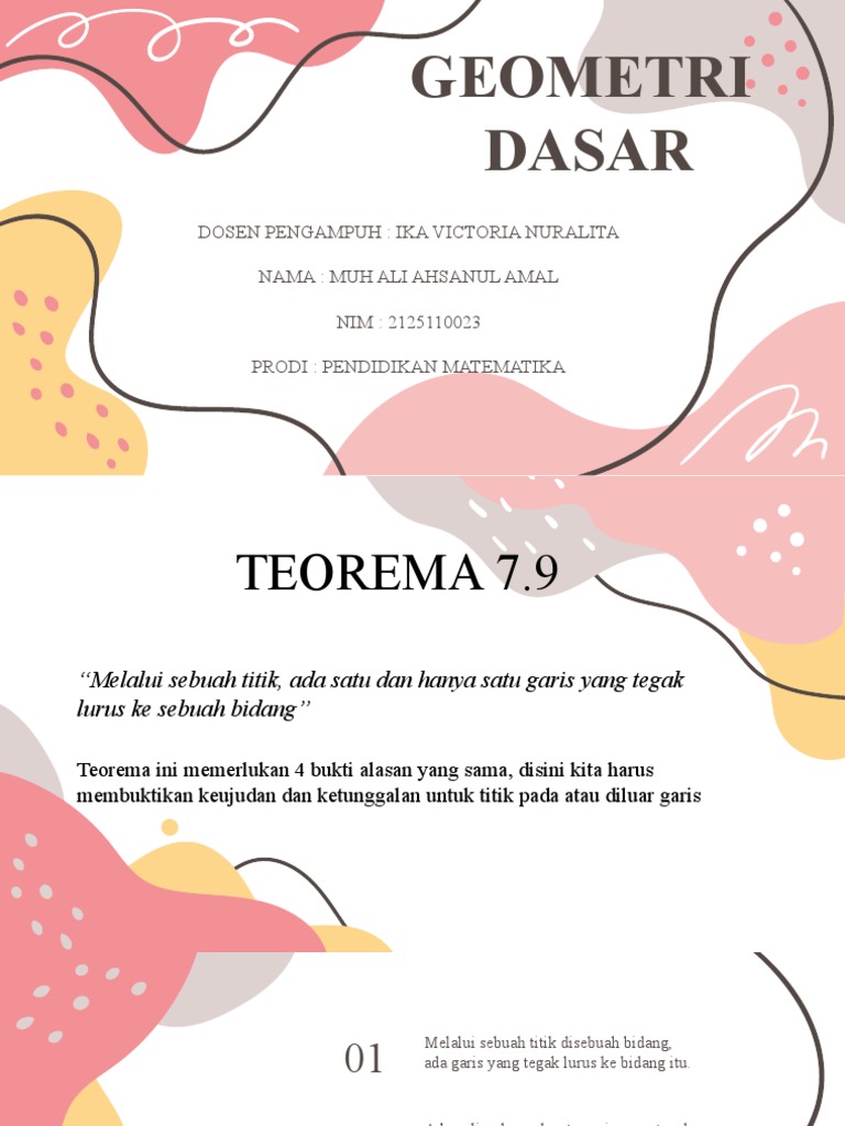 Teorema Geometri Dasar | PDF