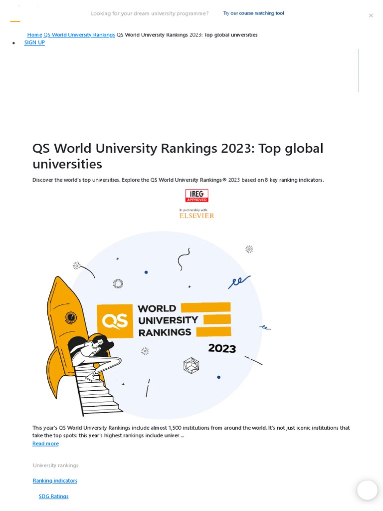 QS World University Rankings 2023 - Top Global Universities - Top ...