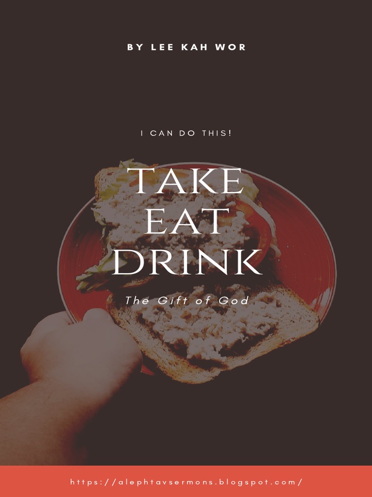 Take - Eat. Drink | Download Free PDF | Jesus | Eucharist