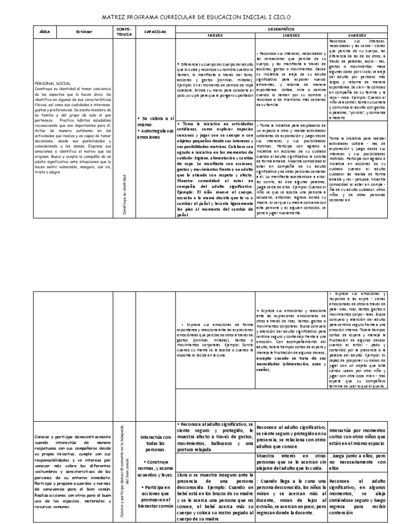 Matriz 1 | PDF | Adultos | Las emociones