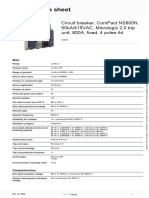Product Data Sheet: Circuit Breaker Compact NS1250N, 50 Ka at 415 VAC ...