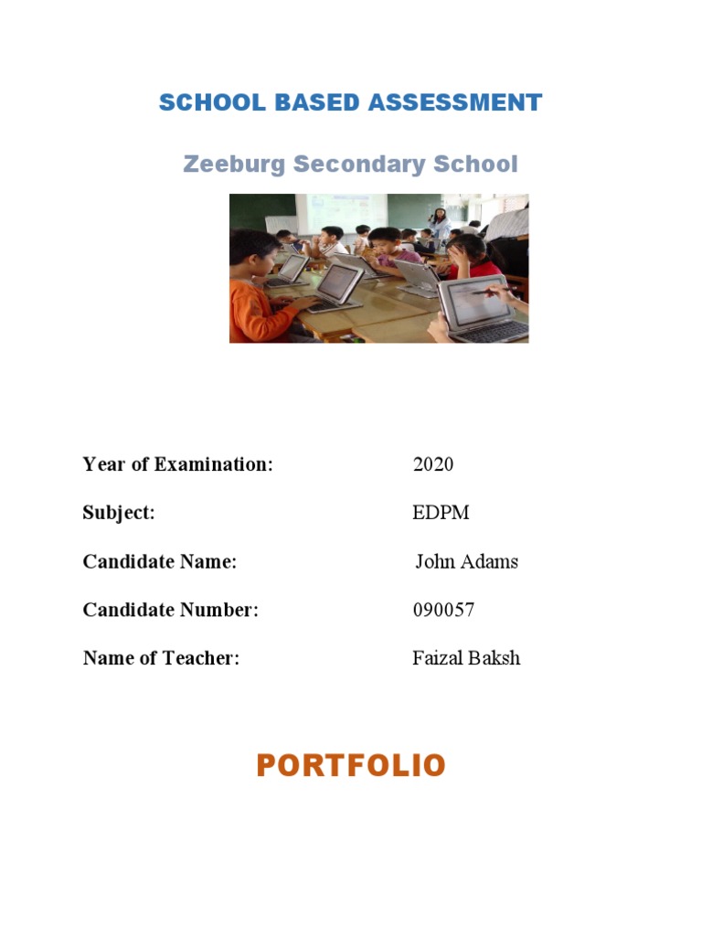 Format For Cover Page | PDF
