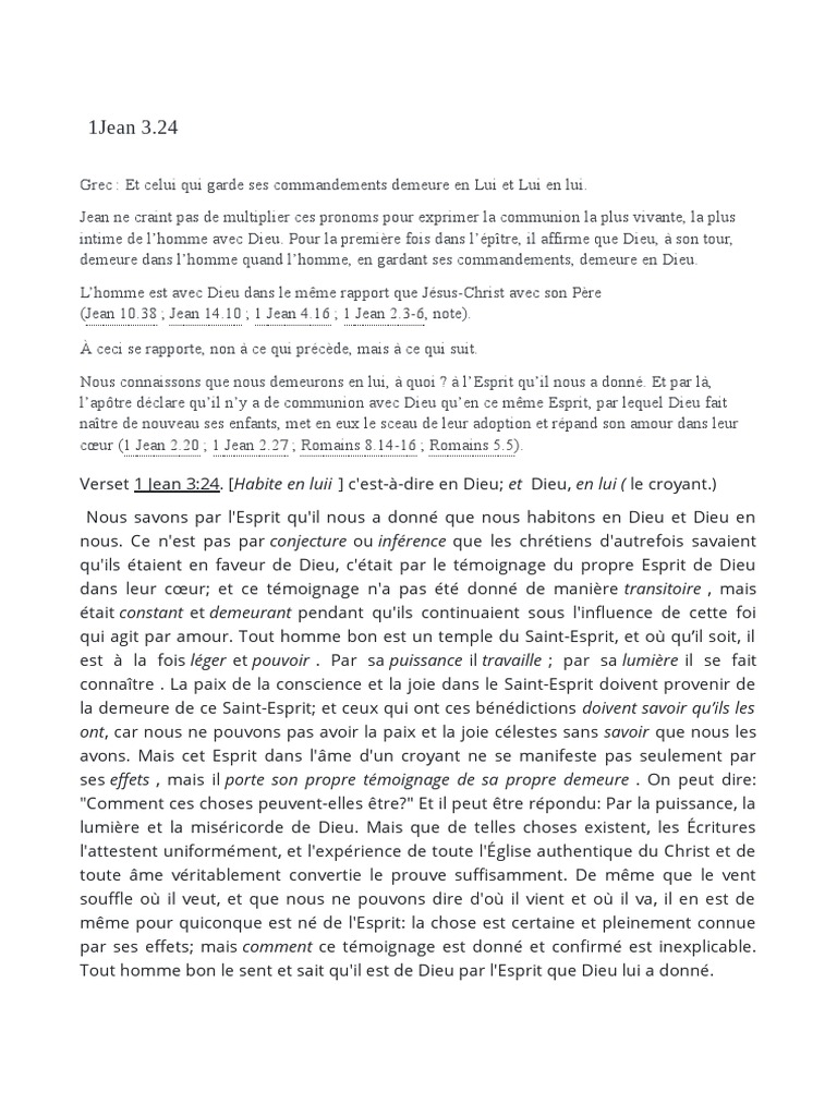 Communion avec Dieu par l'Esprit Saint | PDF | Dieu | Saint-Esprit