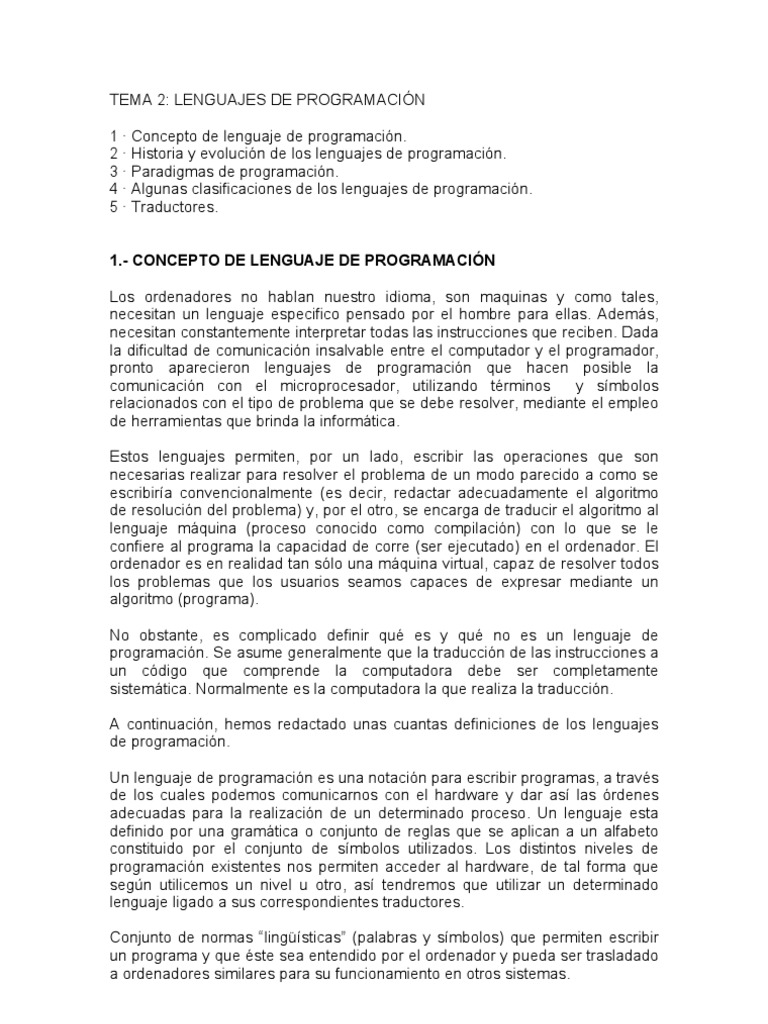 Lip | PDF | Lenguaje de programación | Programa de computadora