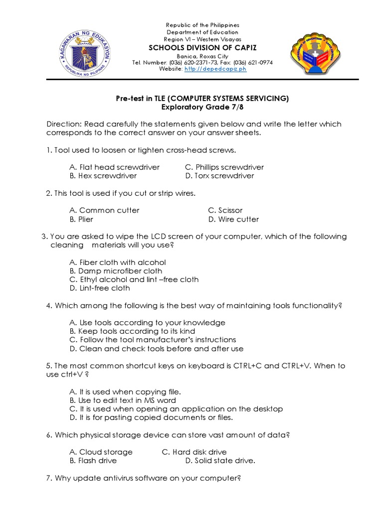 Tle Css Exploratory g7 8 | PDF | Solid State Drive | Computer File