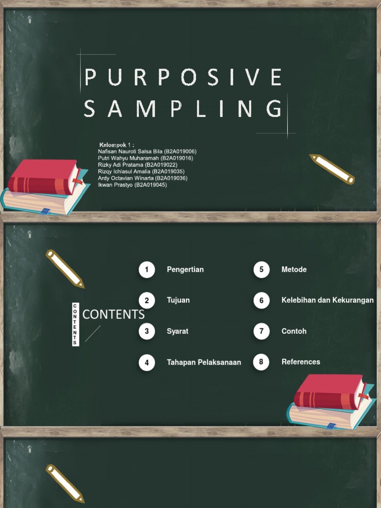 Purposive Sampling | PDF