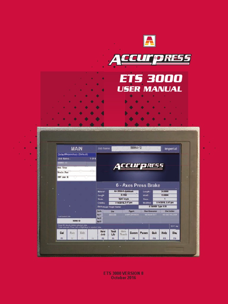 ETS 3000 User Manual: Version 8 Enhancements | PDF