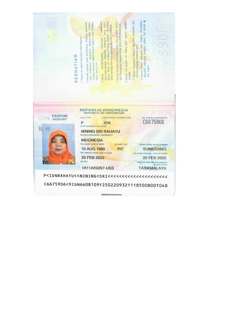 Paspor Nining | PDF