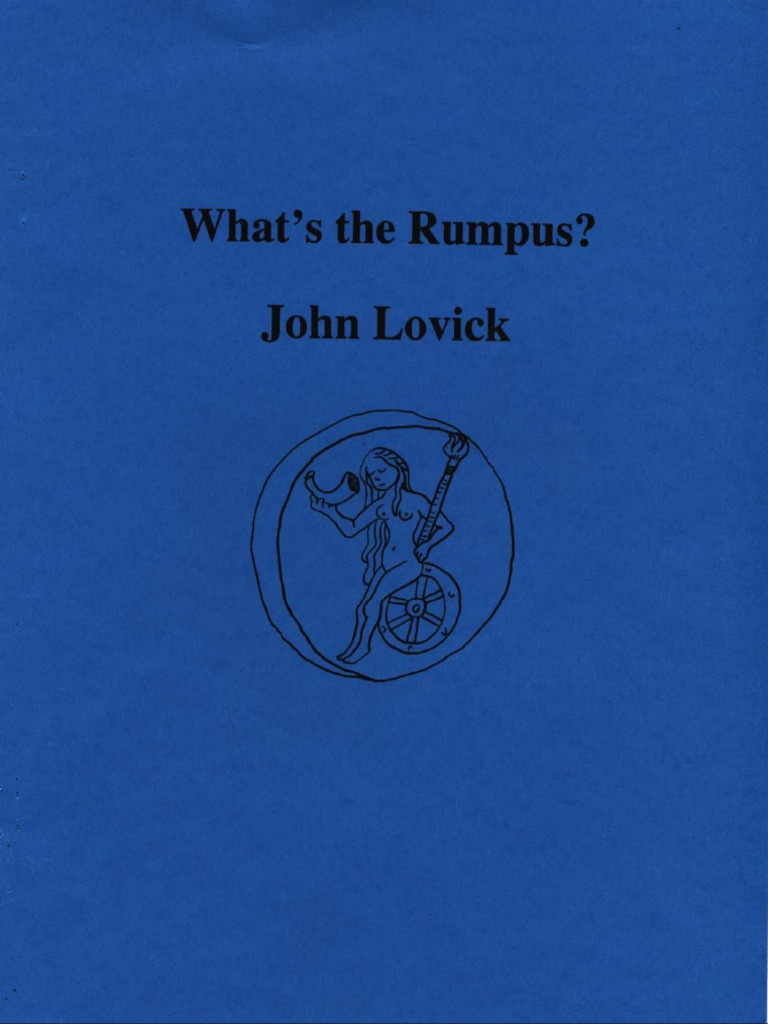 John Lovick - Rumpus | PDF