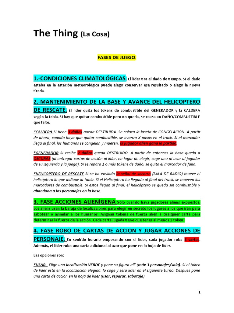 The Thing | PDF