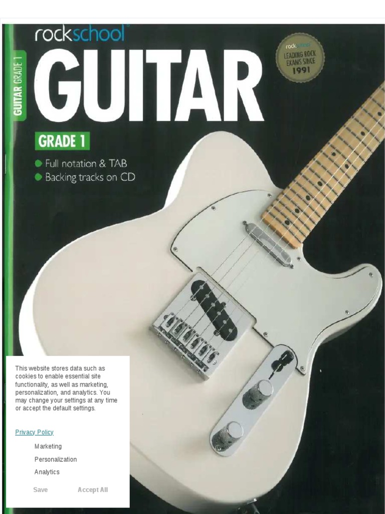 PDF Rockschool Guitar Grade 1 DL | PDF | Analytics | Http Cookie