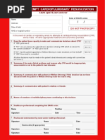 Code Blue Debriefing Form Template | PDF | Cardiopulmonary ...