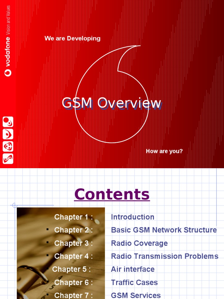 GSM Overview | PDF | Gsm | Forward Error Correction