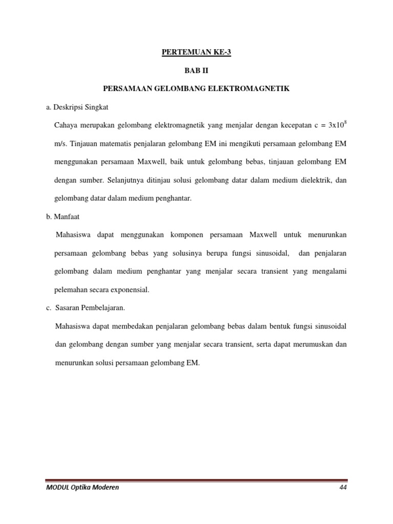 Pertemuan Ke 3 | PDF