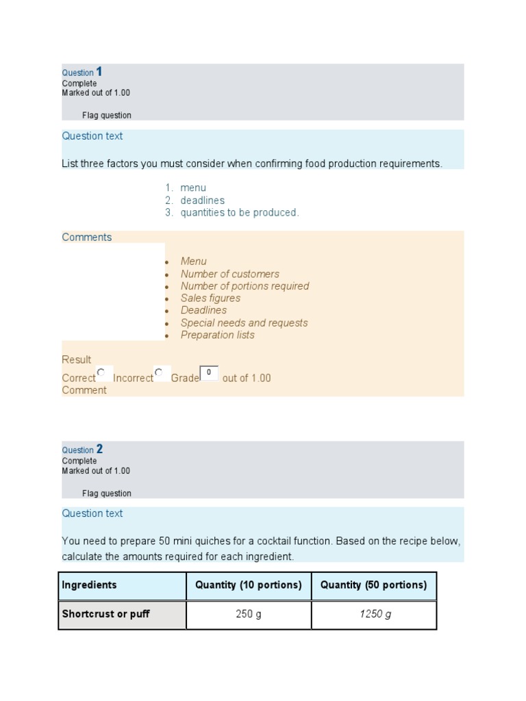 SAMPLE SHORT QUESTION | PDF