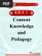 KRA Objectives and Verification in DepEd | PDF | Educational Assessment ...