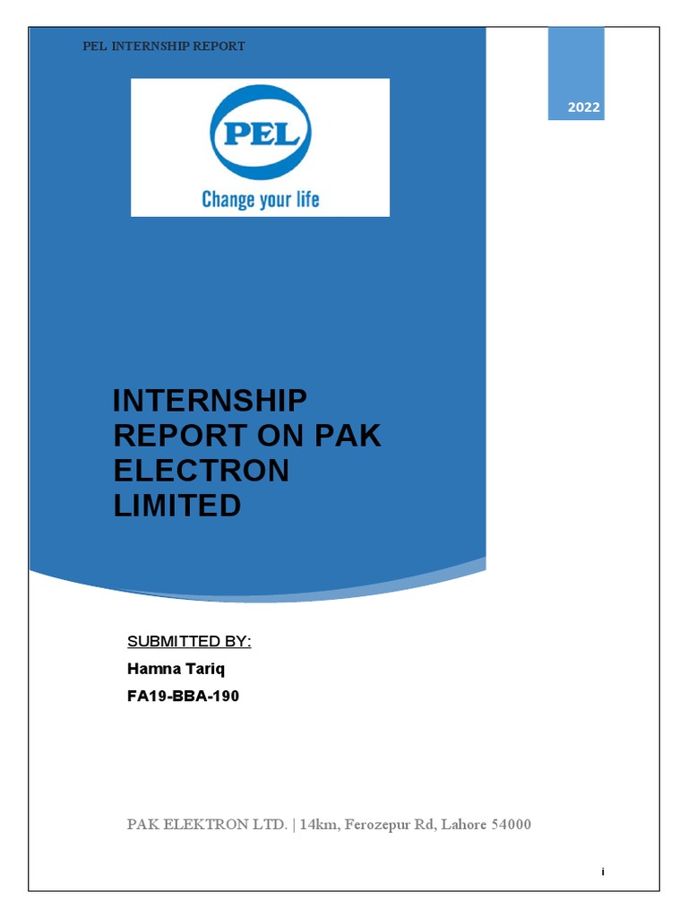 PEL Final Internship Report | PDF | Performance Appraisal | Incentive