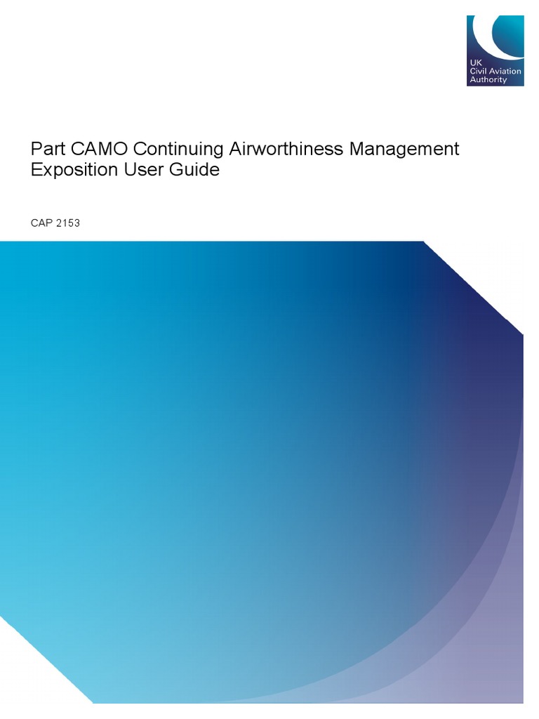 Part CAMO Continuing Airworthiness Management Exposition User Guide ...