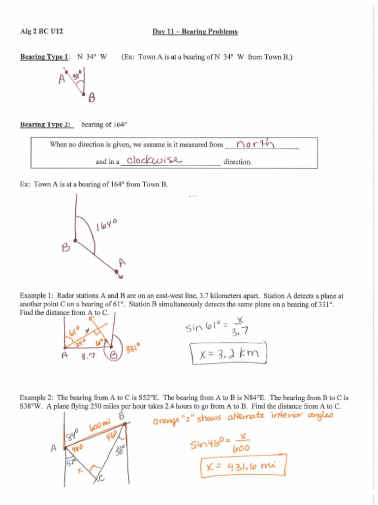 Alg 2 BC U12 Day 11 | PDF