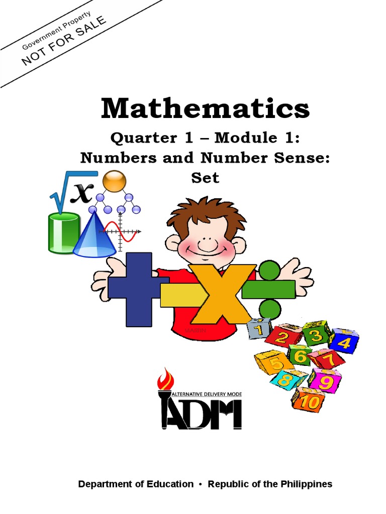 Math Grade 7 Module1 2fin | PDF | Set (Mathematics) | Numbers