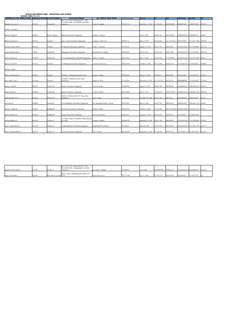Don Benito AIHS ID Card Information | PDF