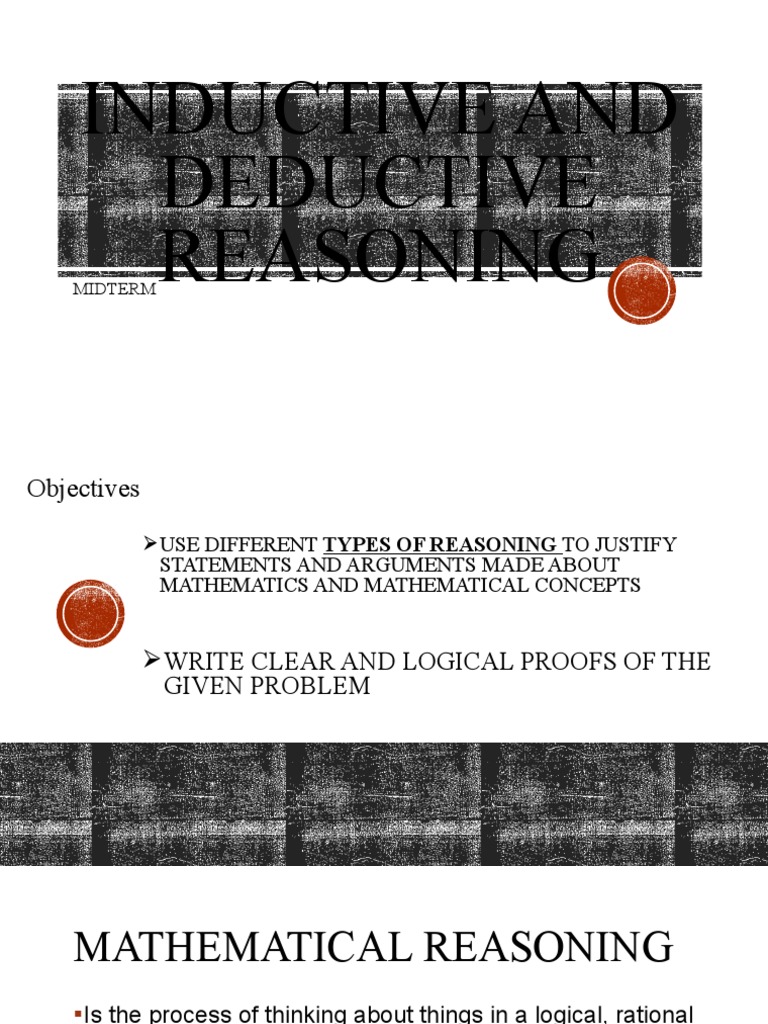Inductive And Deductive Reasoning Pdf Inductive Reasoning Argument