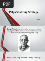 Lesson 2.2 Polyas Four Step in Problem Solving | PDF