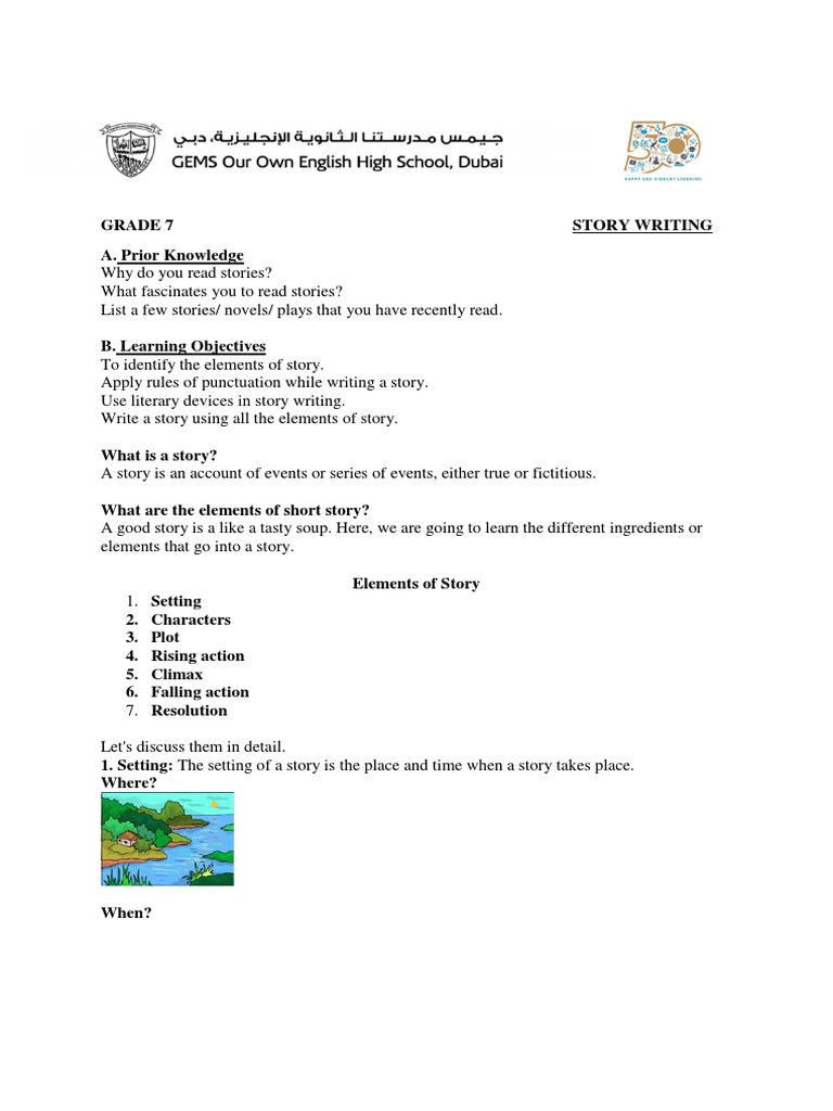 Story Writing | PDF | Plot (Narrative)