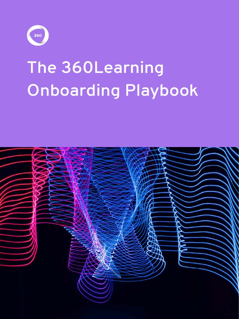 360learning The 360learning Onboarding Playbook | PDF