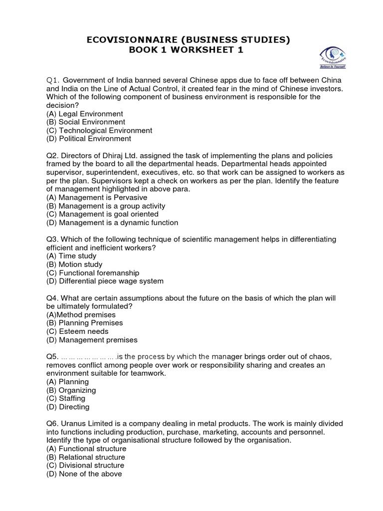 BST Practice | PDF | Leadership | Business