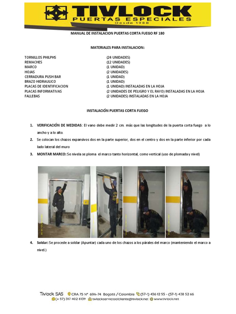 Manual de Instalacion Kit RF 180 | PDF