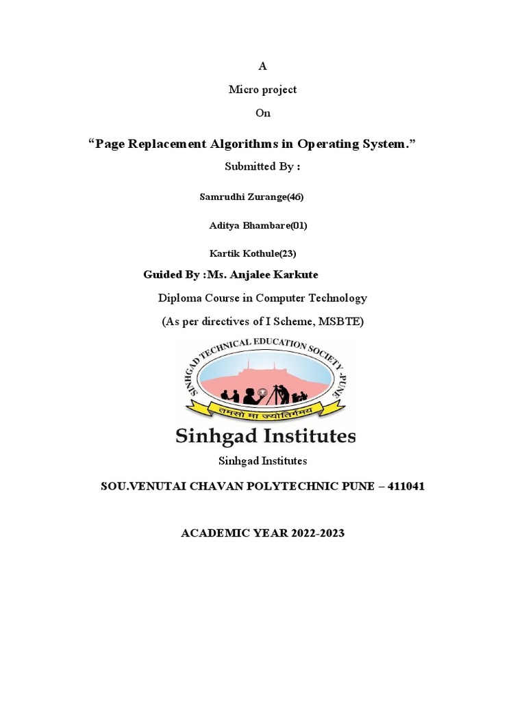 OSY Microproject | PDF | Computer Hardware | Computer Memory