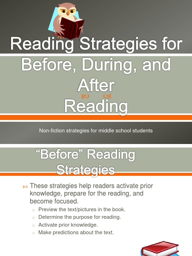 Readingstrategies 140730151409 Phpapp02 | PDF | Reading Comprehension ...