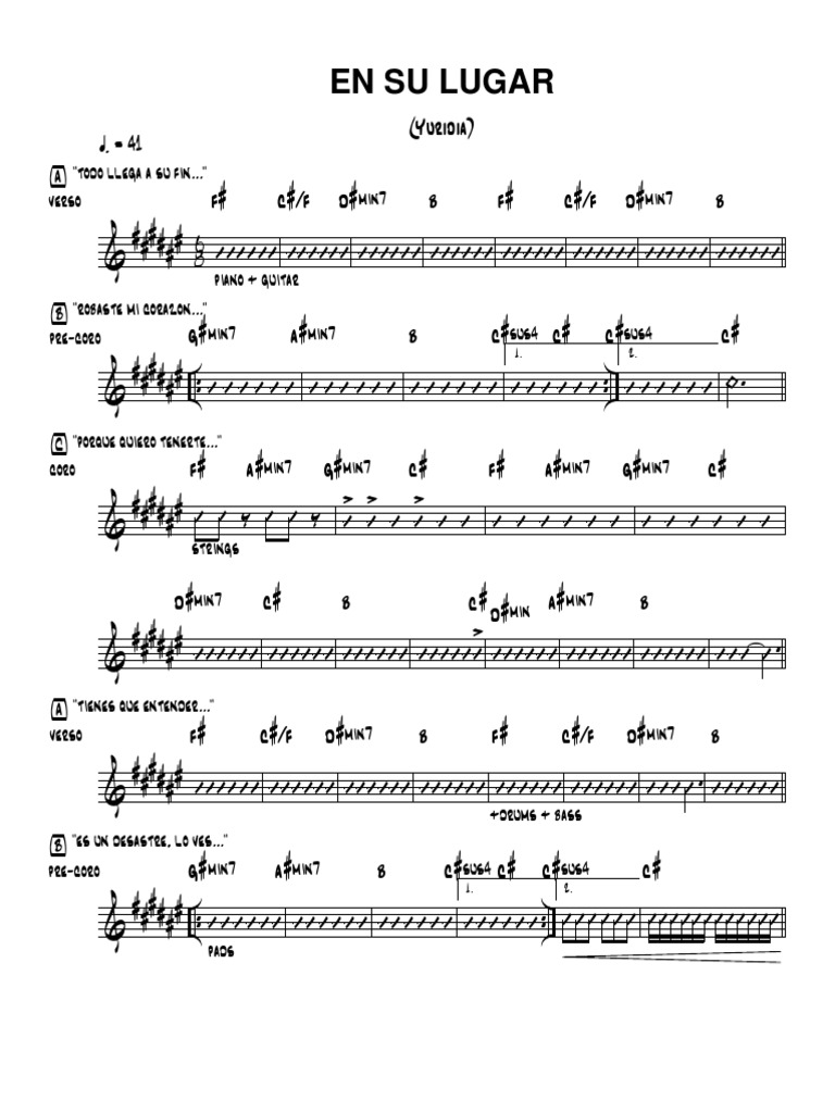 En Su Lugar | PDF