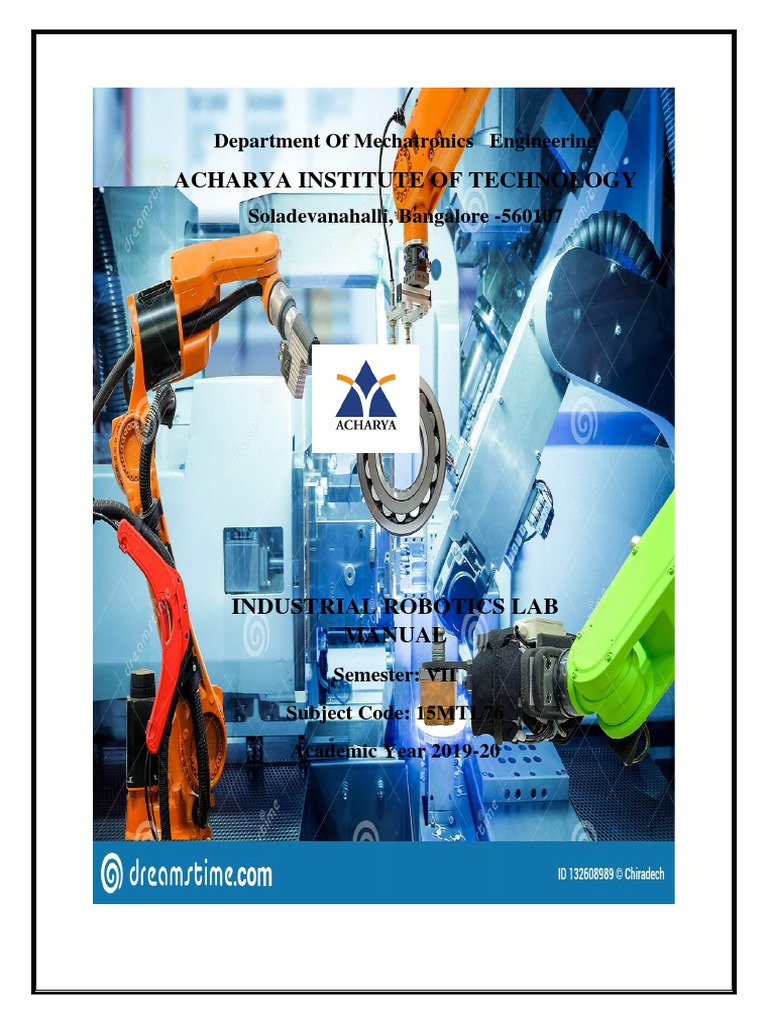 Industrial Robotics Lab Manual - Part B | PDF
