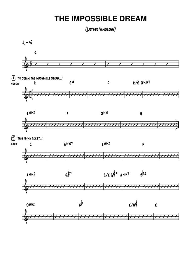 The Impossible Dream | PDF