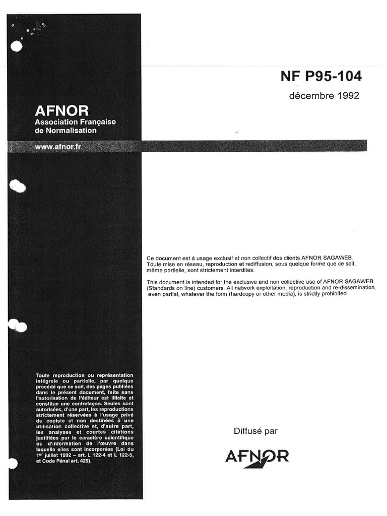 Nf P 95 104 Pdf