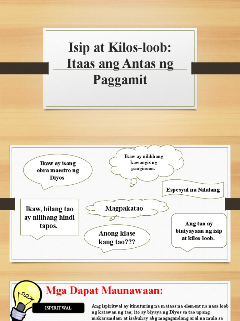 Isip at Kilos Loob | PDF