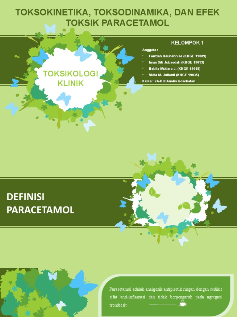 1) PPT Toksokinetika, Toksodinamika, & Efek Toksik Paracetamol ...