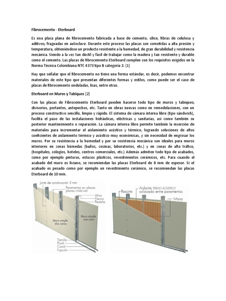 Fibrocemento | PDF | Techo | Madera