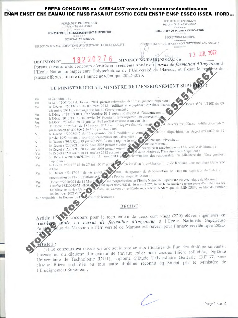 Concours Enspm 2022 Ing 3 | PDF