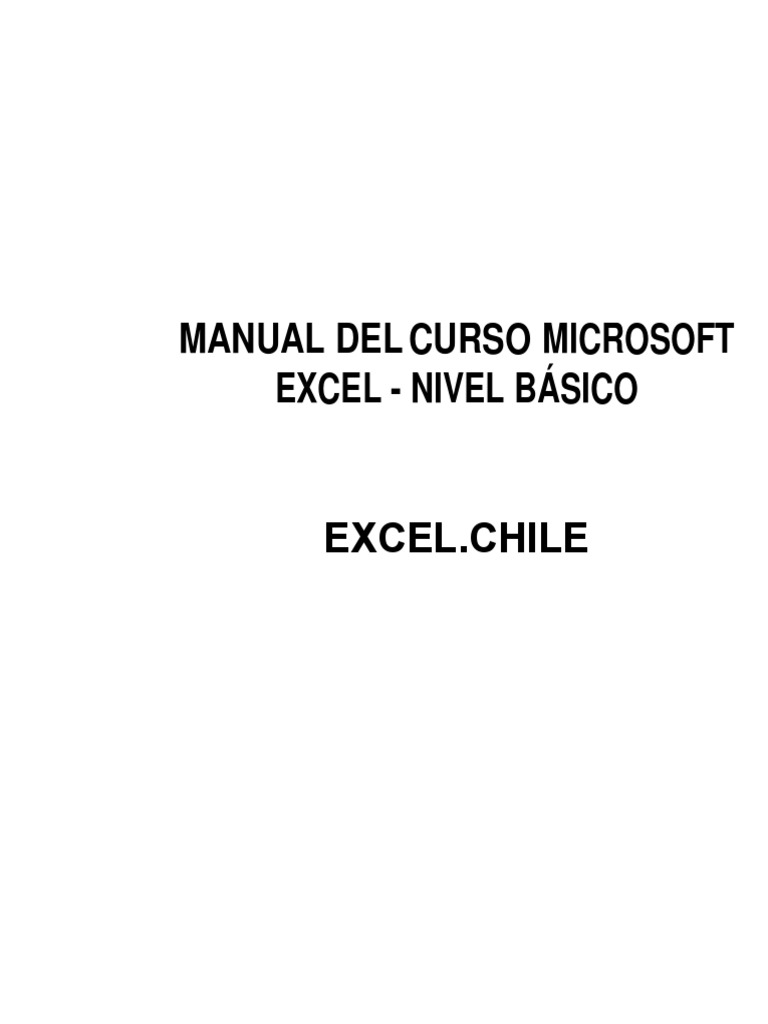 Manual Excel Basico | PDF | Microsoft Excel | Fórmula Manual Excel Basico | PDF | Microsoft Excel | Fórmula