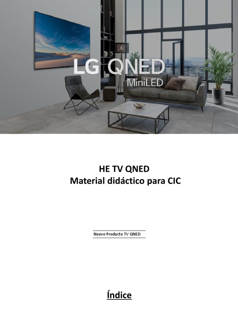 QNED (Mini LED) | PDF | Hdmi | Tecnología de información y comunicaciones